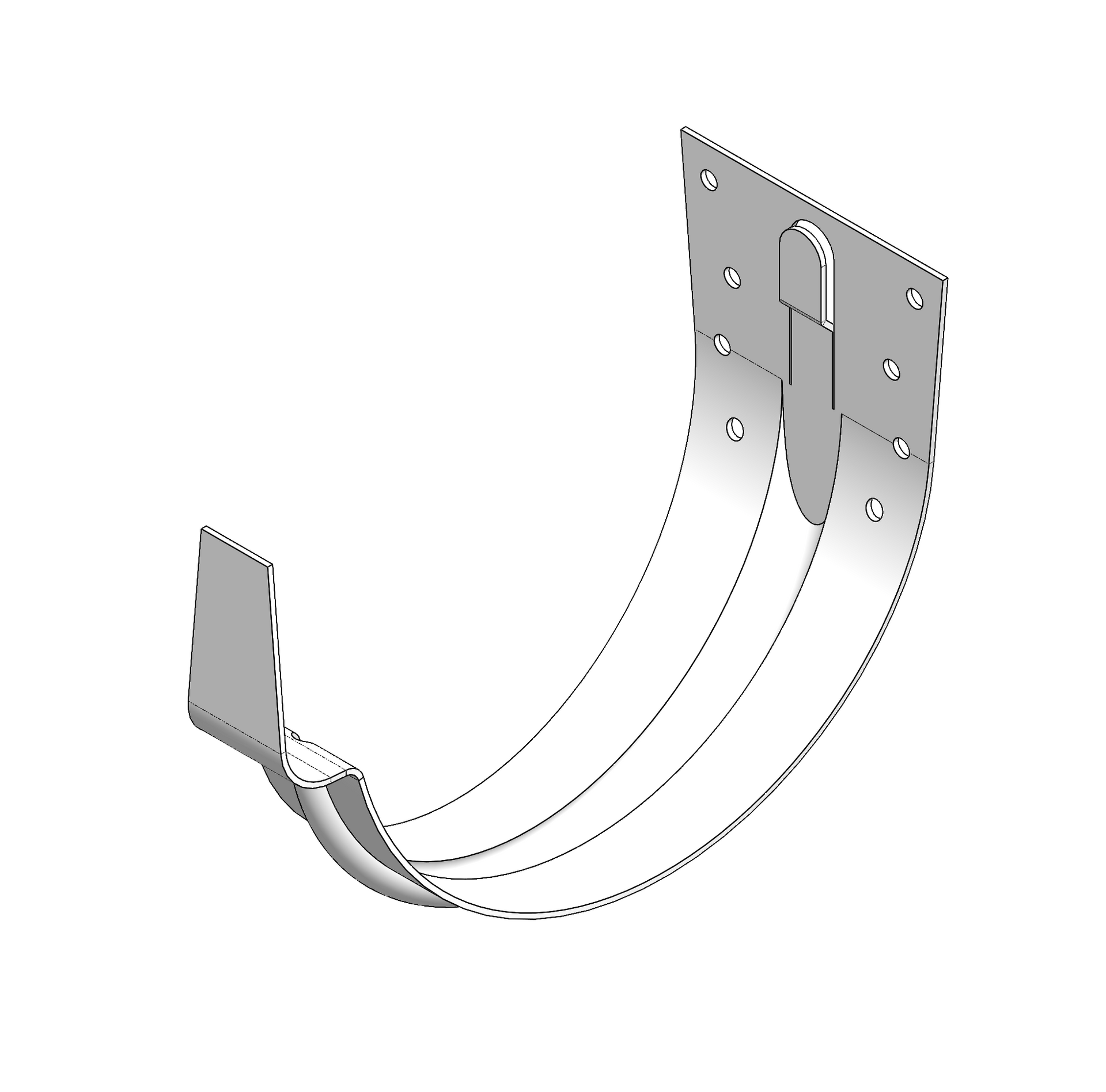 A1 Gutter Brackets to suit Half Round Gutters – NSW – KFC Roofing