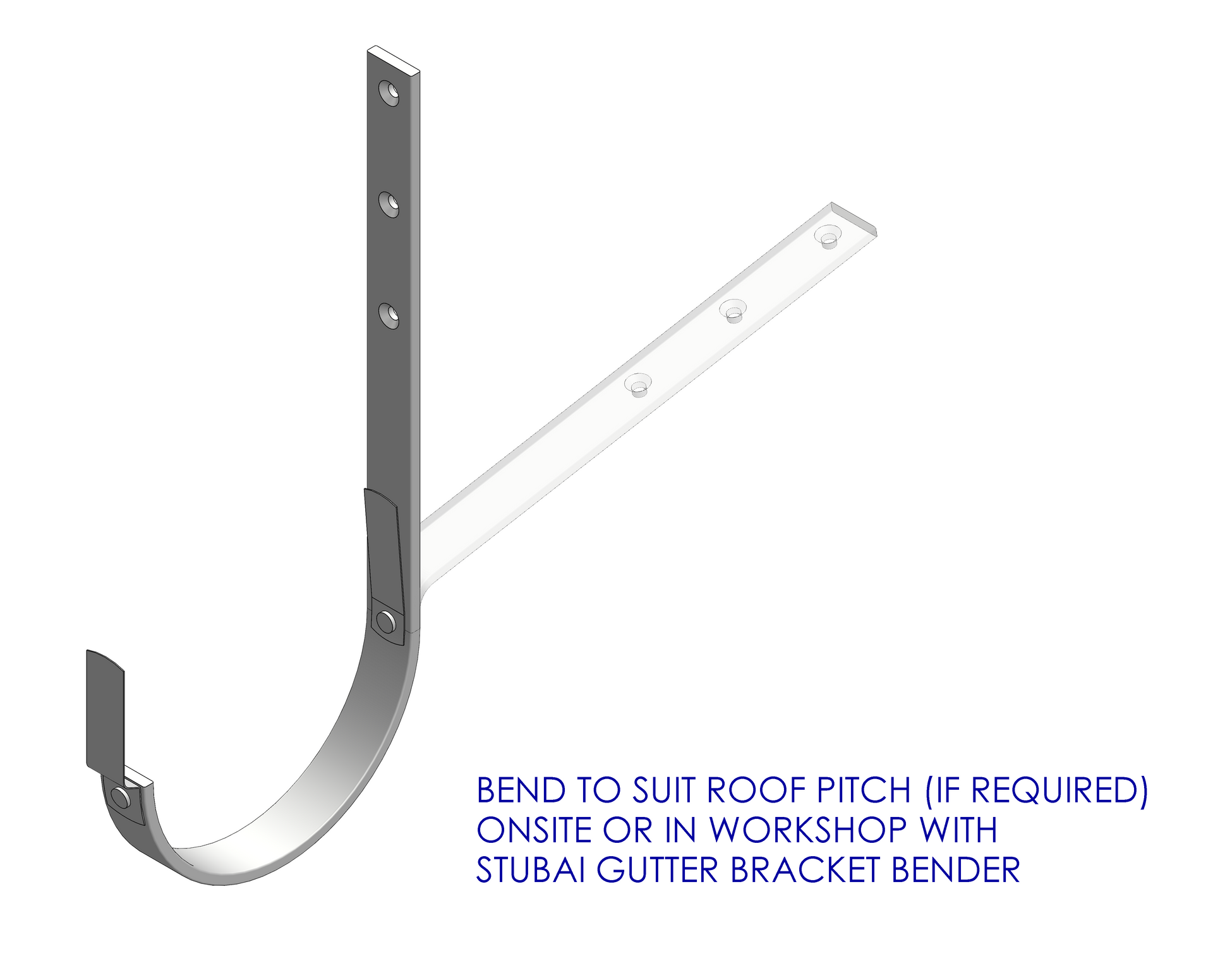 A2 Gutter Brackets to suit Half Round Gutter – NSW – KFC Roofing