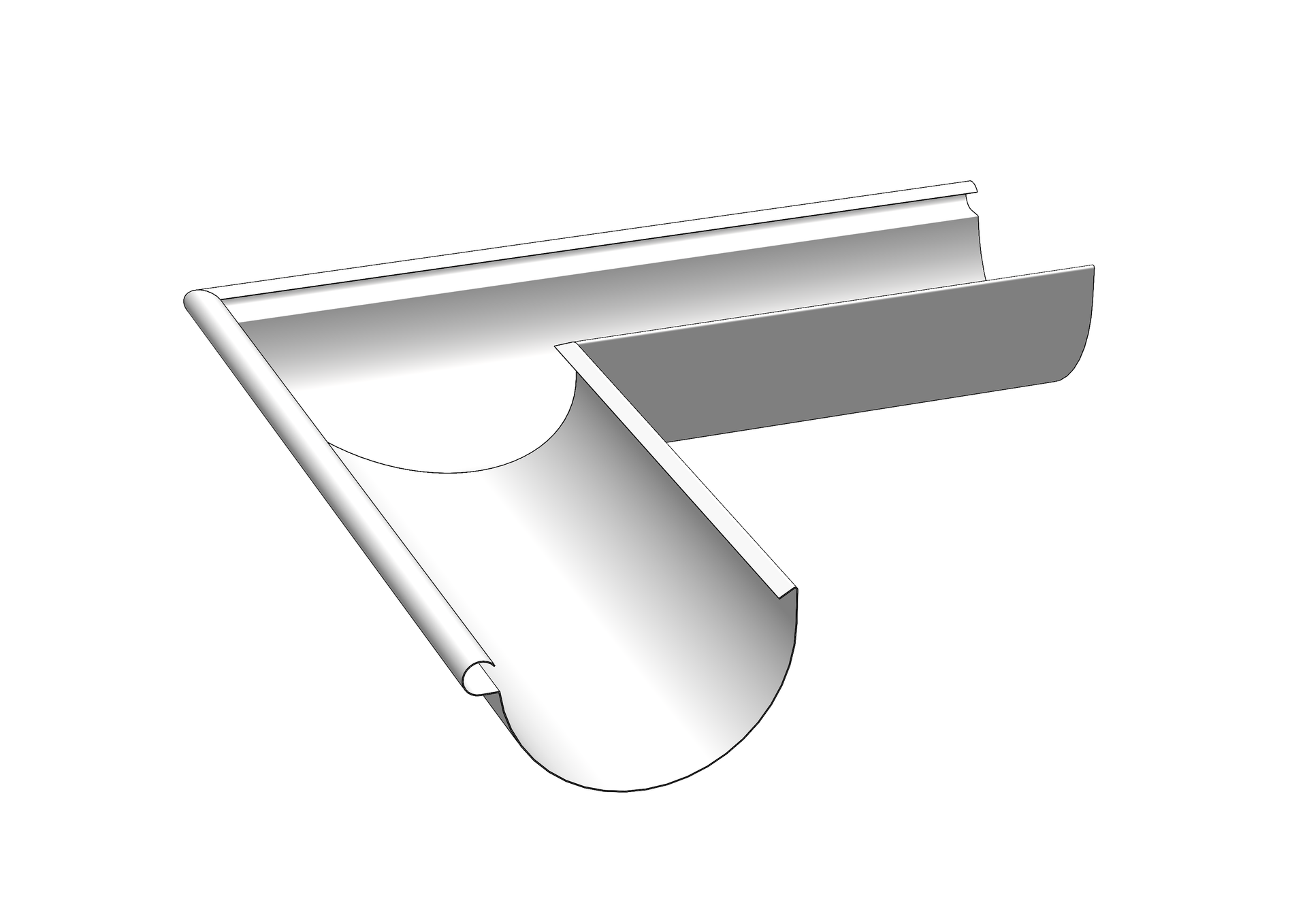 Corners to suit Half Round Gutter – NSW – KFC Roofing