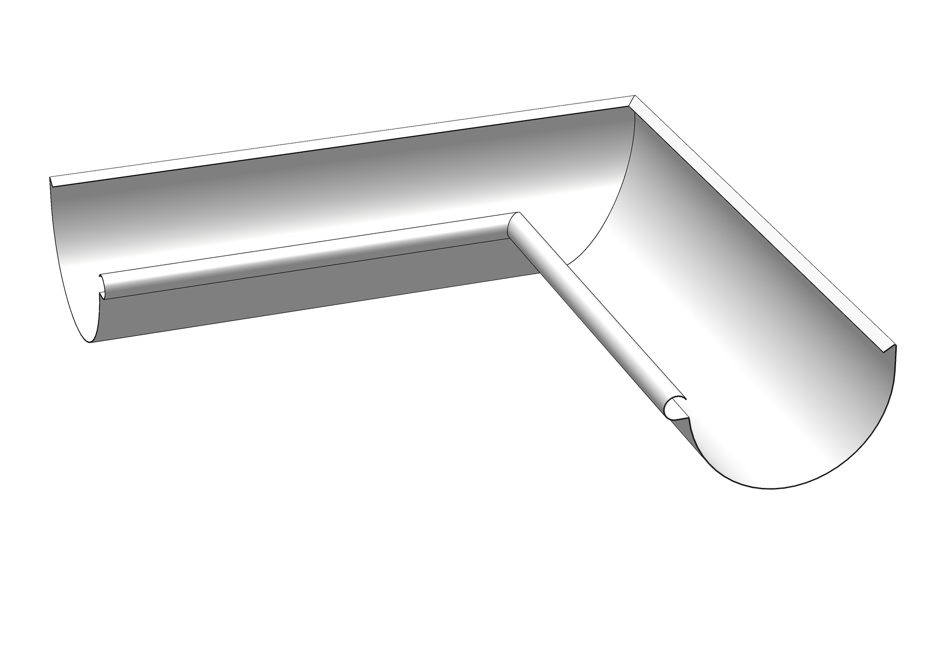 Corners to suit Half Round Gutter – NSW – KFC Roofing