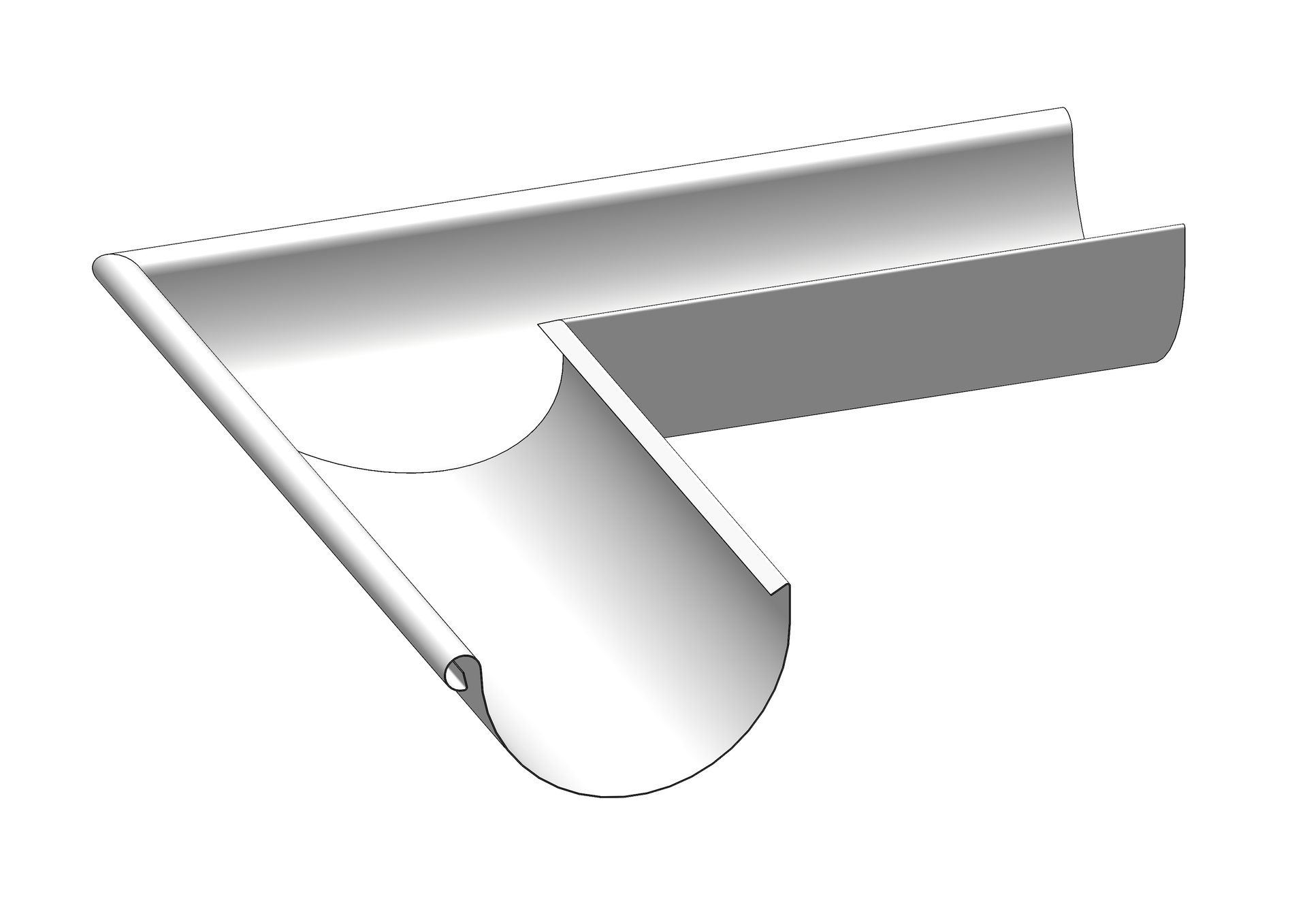 Corners to suit Half Round Gutter – NSW – KFC Roofing