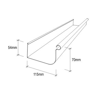 Quad 115 Gutter & Fascia – NSW – KFC Roofing