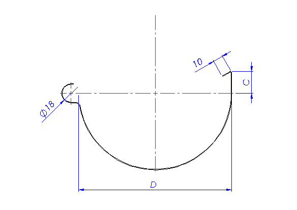 Standard Bead Half Round Gutters – NSW – KFC Roofing