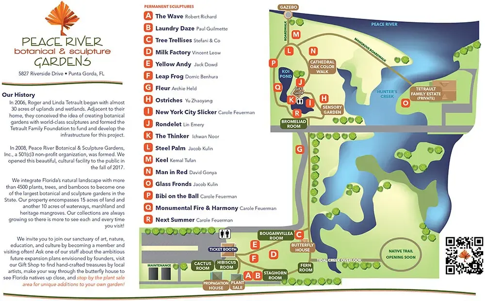 Location & Maps | Peace River Botanical & Sculpture Gardens