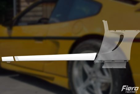 Pontiac Fiero GT Style #1 Side Scoops