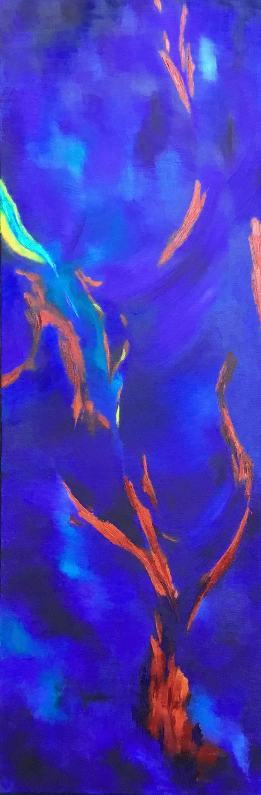 Painting series by Klucowicz on relationship cycles