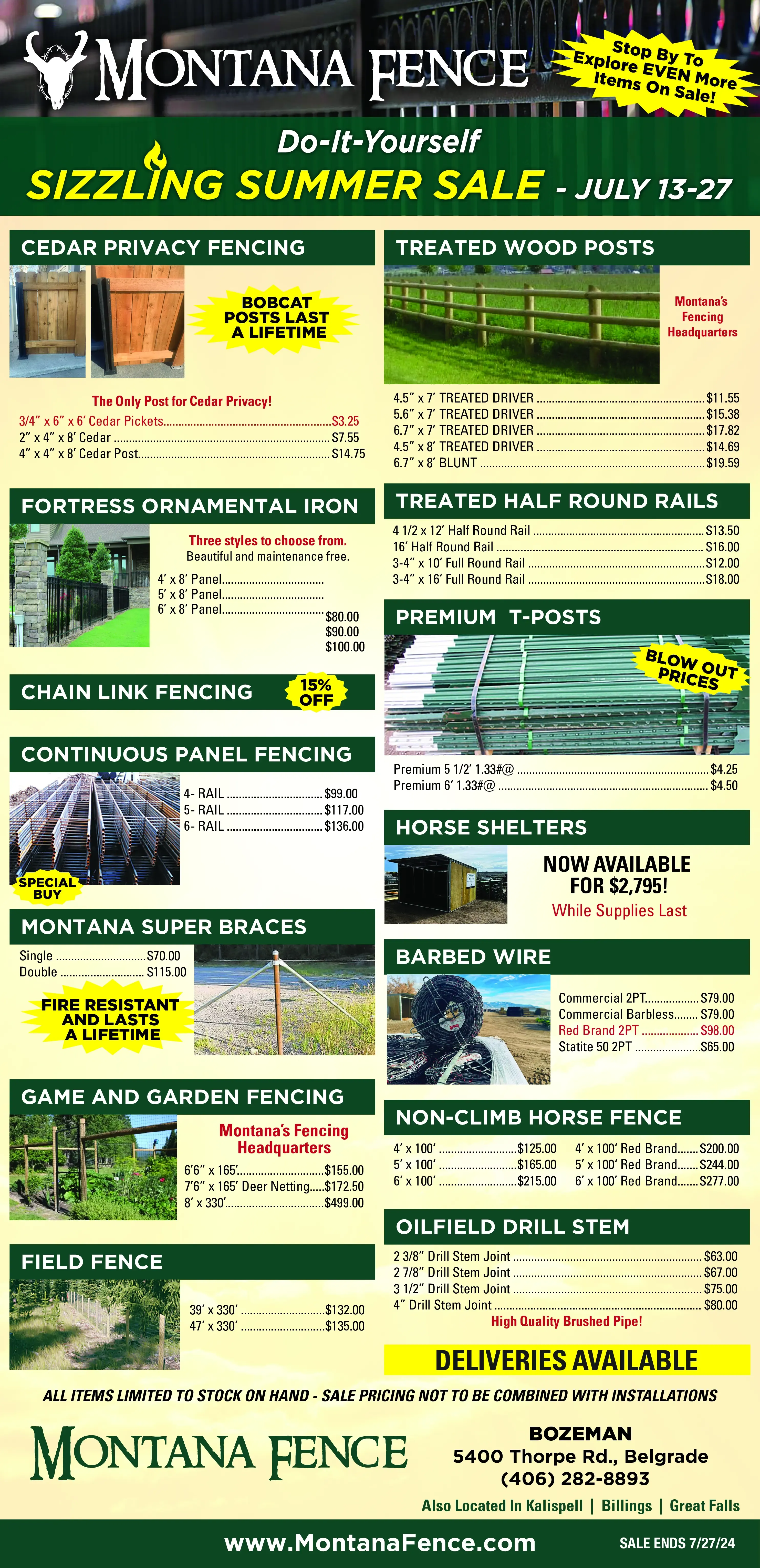 Deals - Idaho Fence