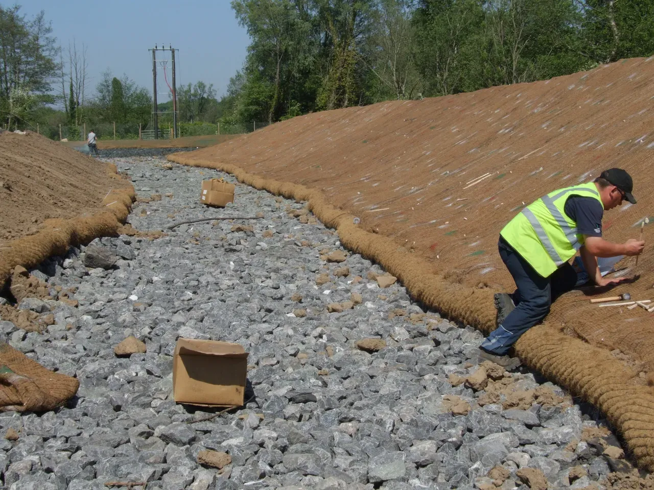 Temporary Erosion Control with Agromanto