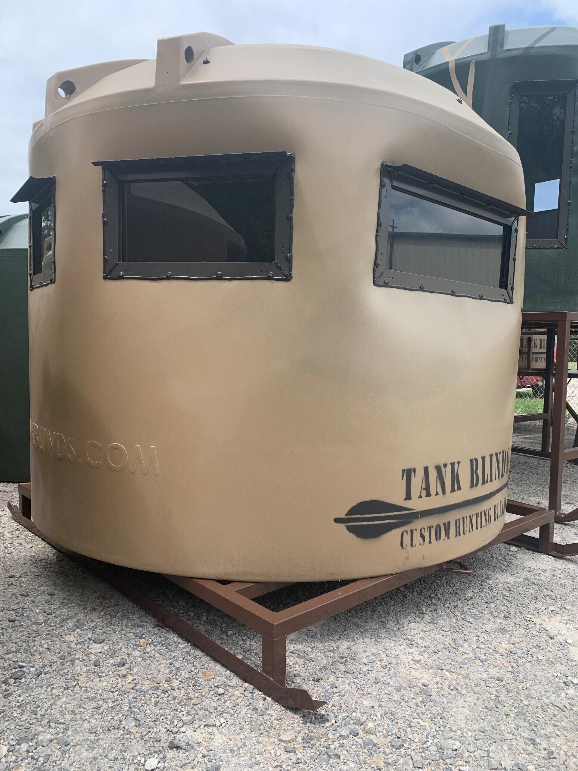Product Photos | Tank Blinds - Deer Blinds Built In Texas