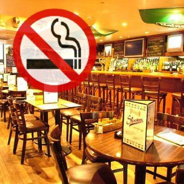 Non-smoking and Smoking Seating Available