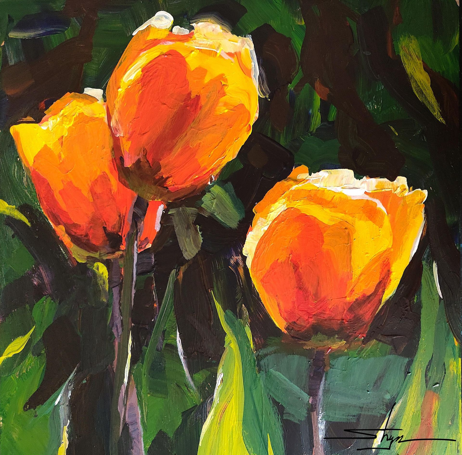 How to Paint Flowers with Dianna Shyne