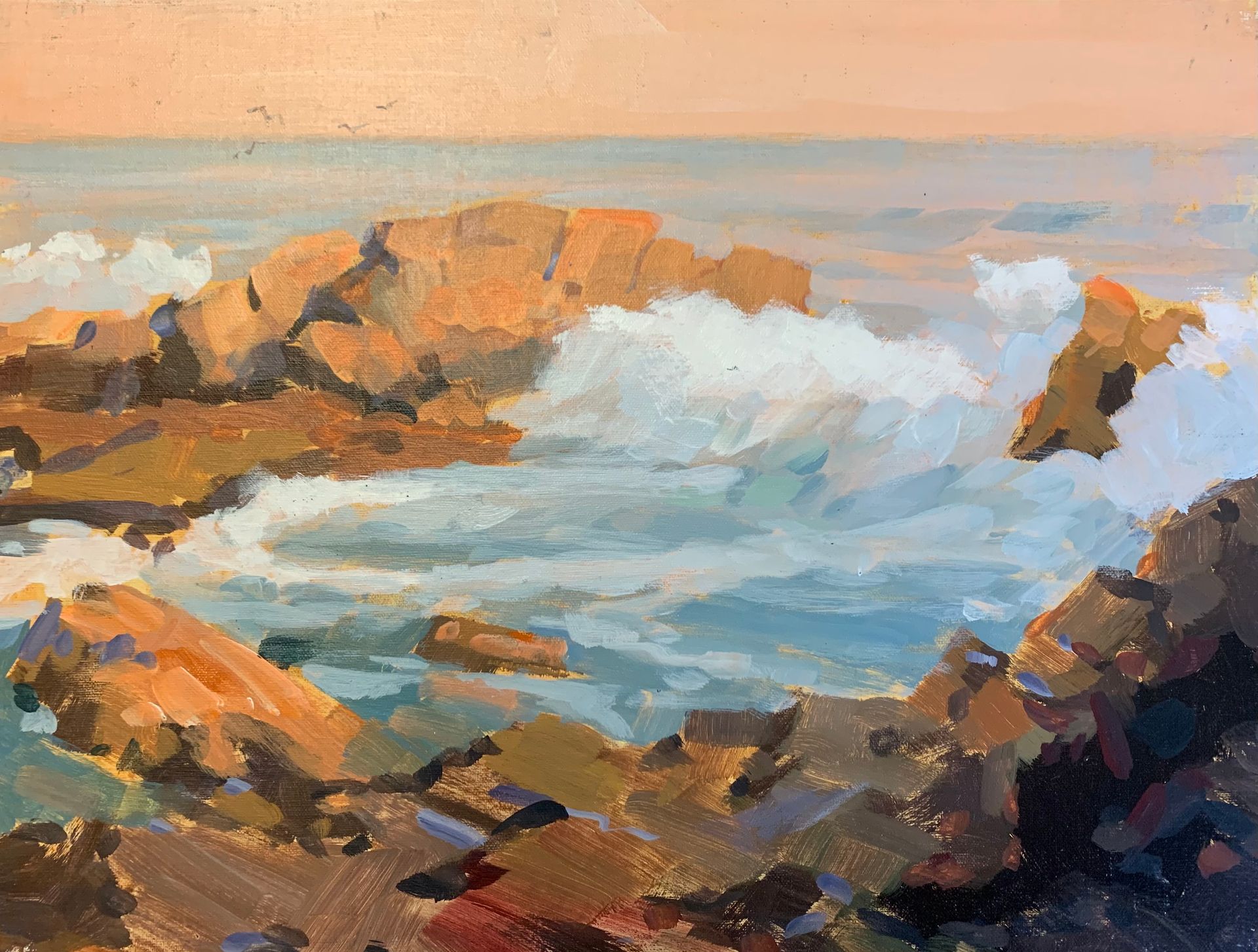 How to Paint Water With Acrylics Step by Step