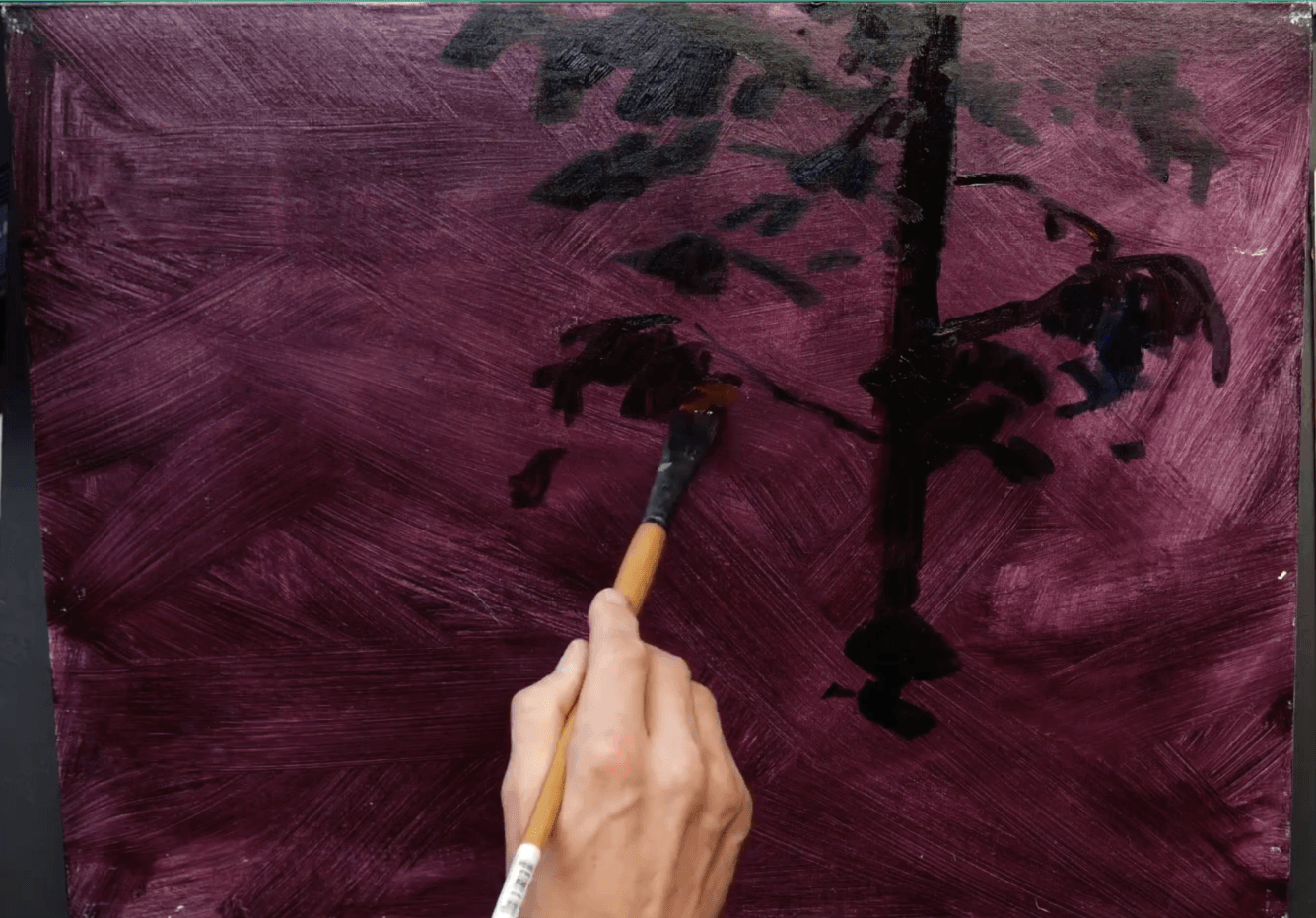 How to Paint Sunlight Through Trees