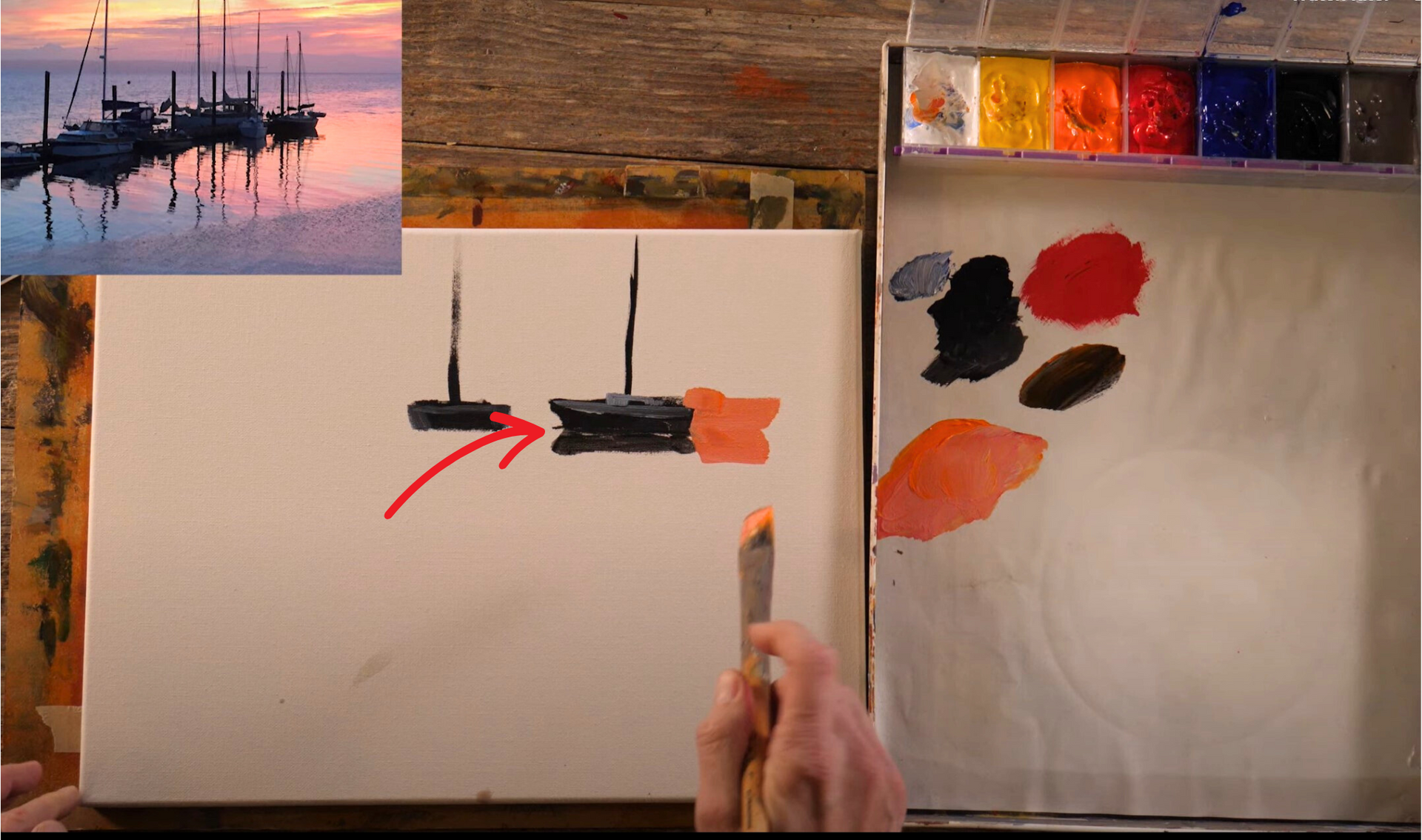 How to Paint Water With Acrylics Step by Step