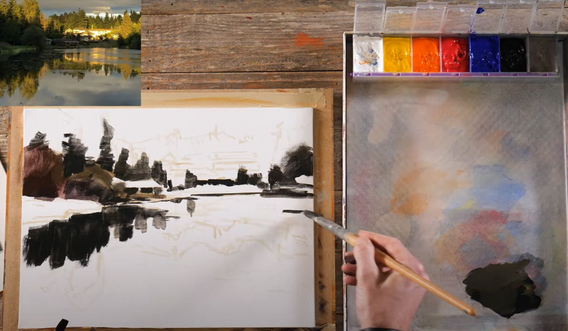 A Complete Guide on How to Paint Water with Acrylic Paints