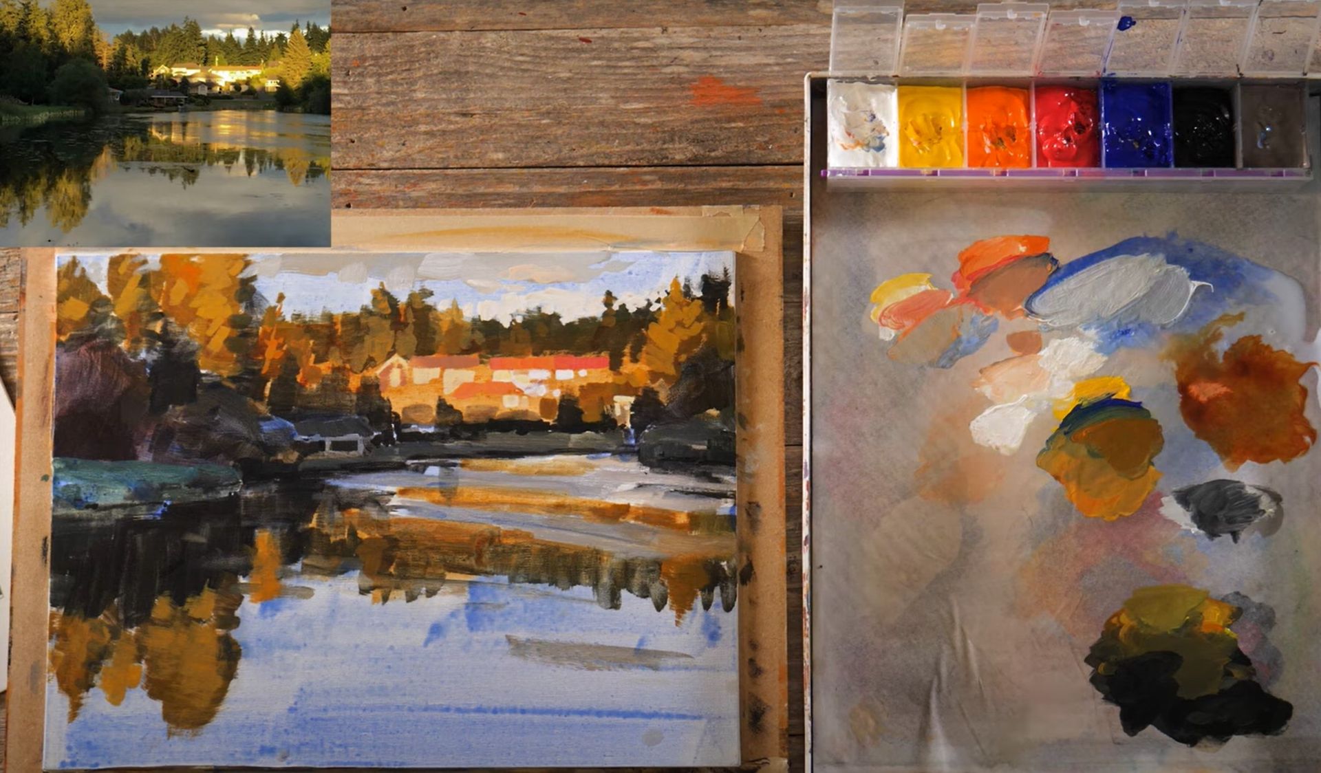 How to Paint Water With Acrylics Step by Step