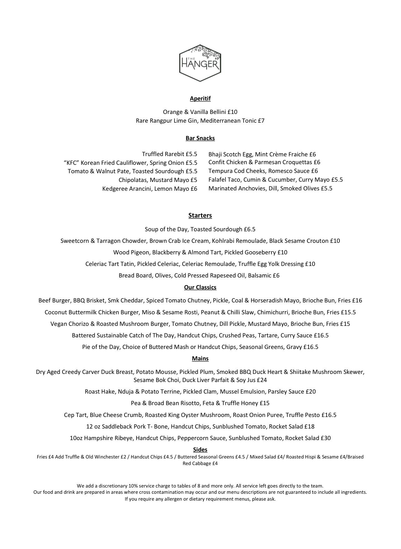 The Hanger Free House - Country Pub & Restaurant Hampshire