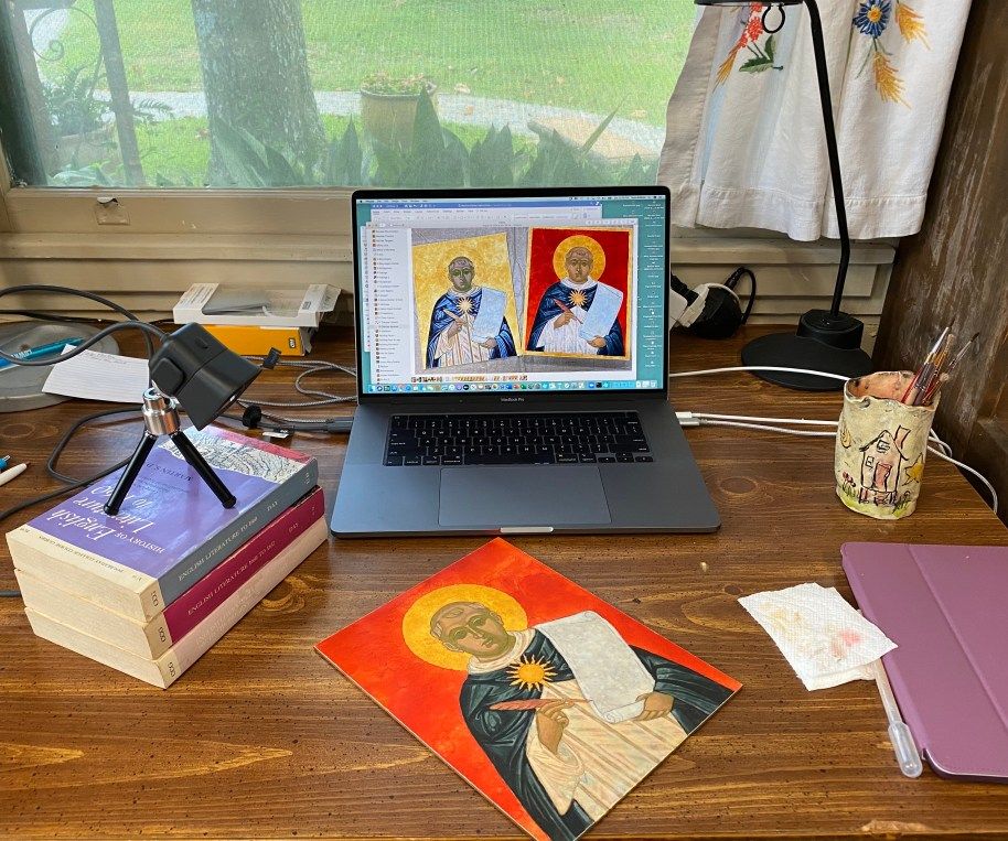 Teaching Icon Painting during COVID-19 - St. Elizabeth Icon Studio