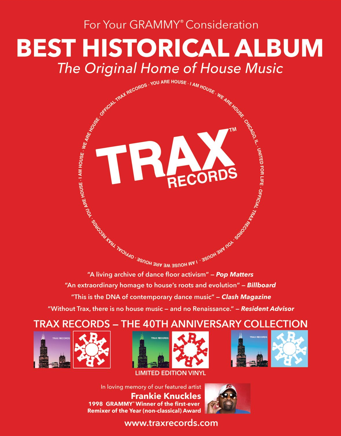 House Music Record Label | TRAX Records | Chicago, IL