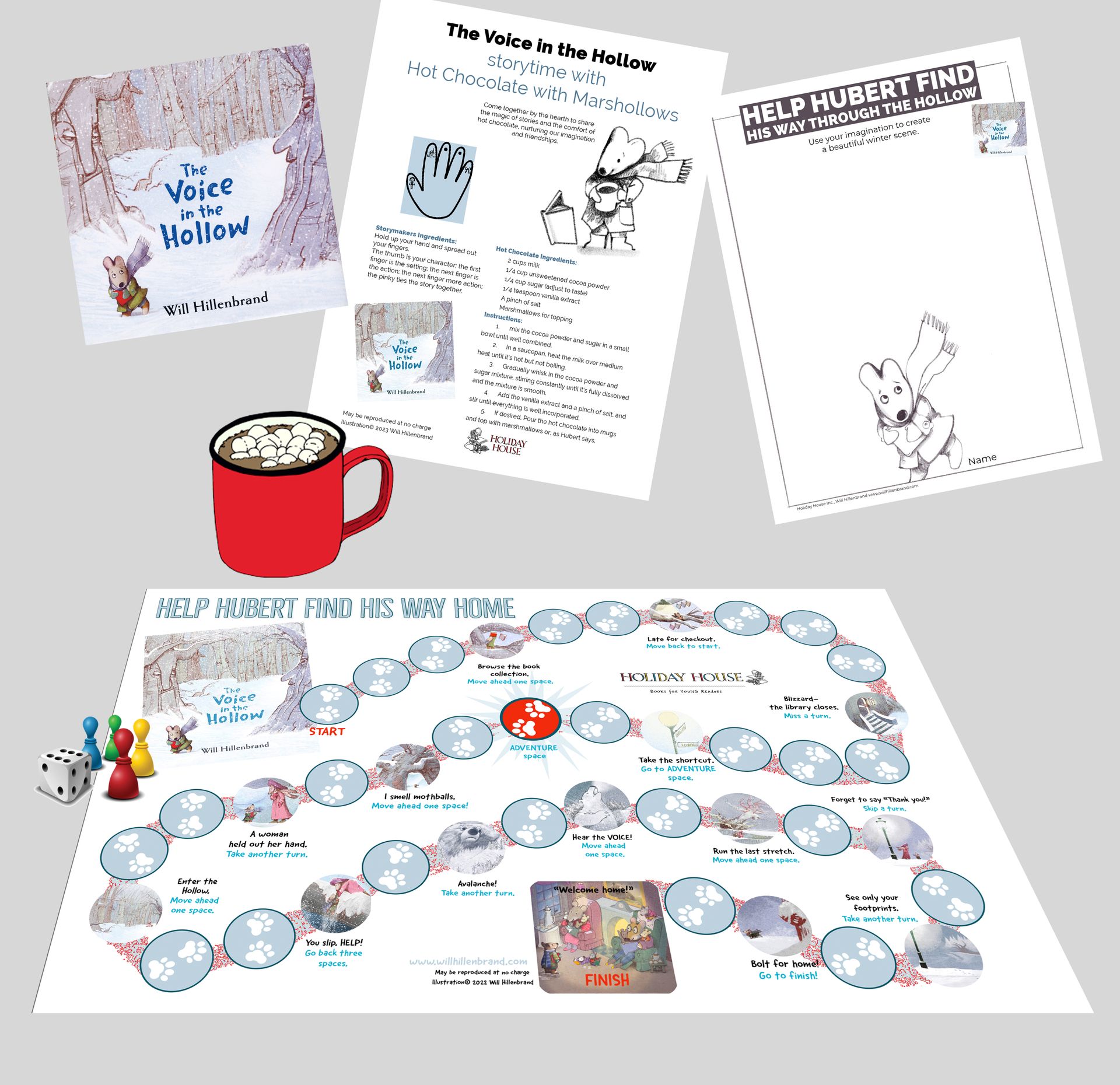 Book Activities | Will Hillenbrand Illustration