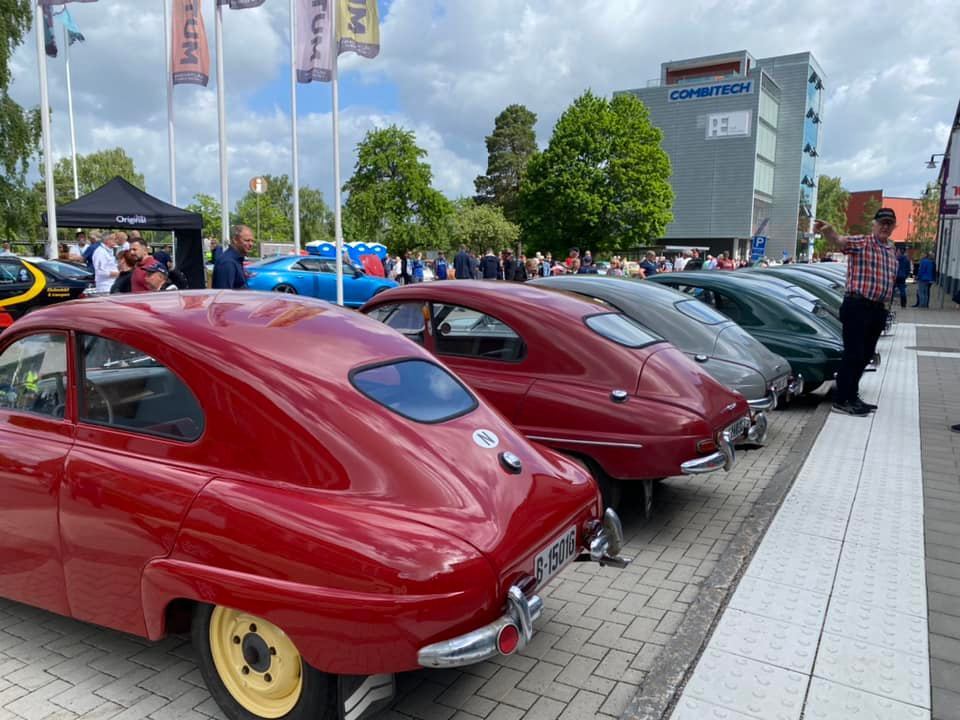 Swedish Saab 75th Anniversary in Trollhatten