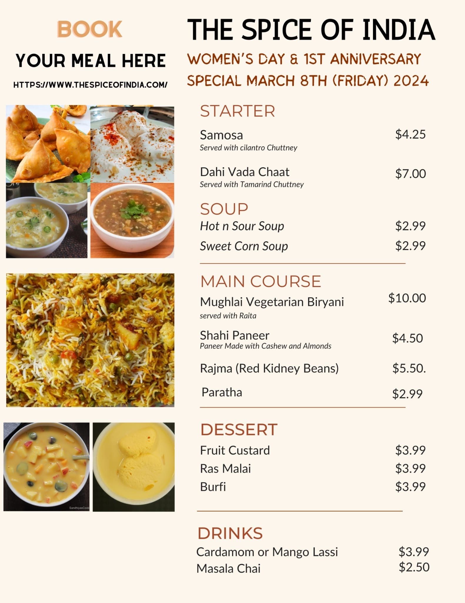 The Spice of India | Authentic Indian Food Restaurant