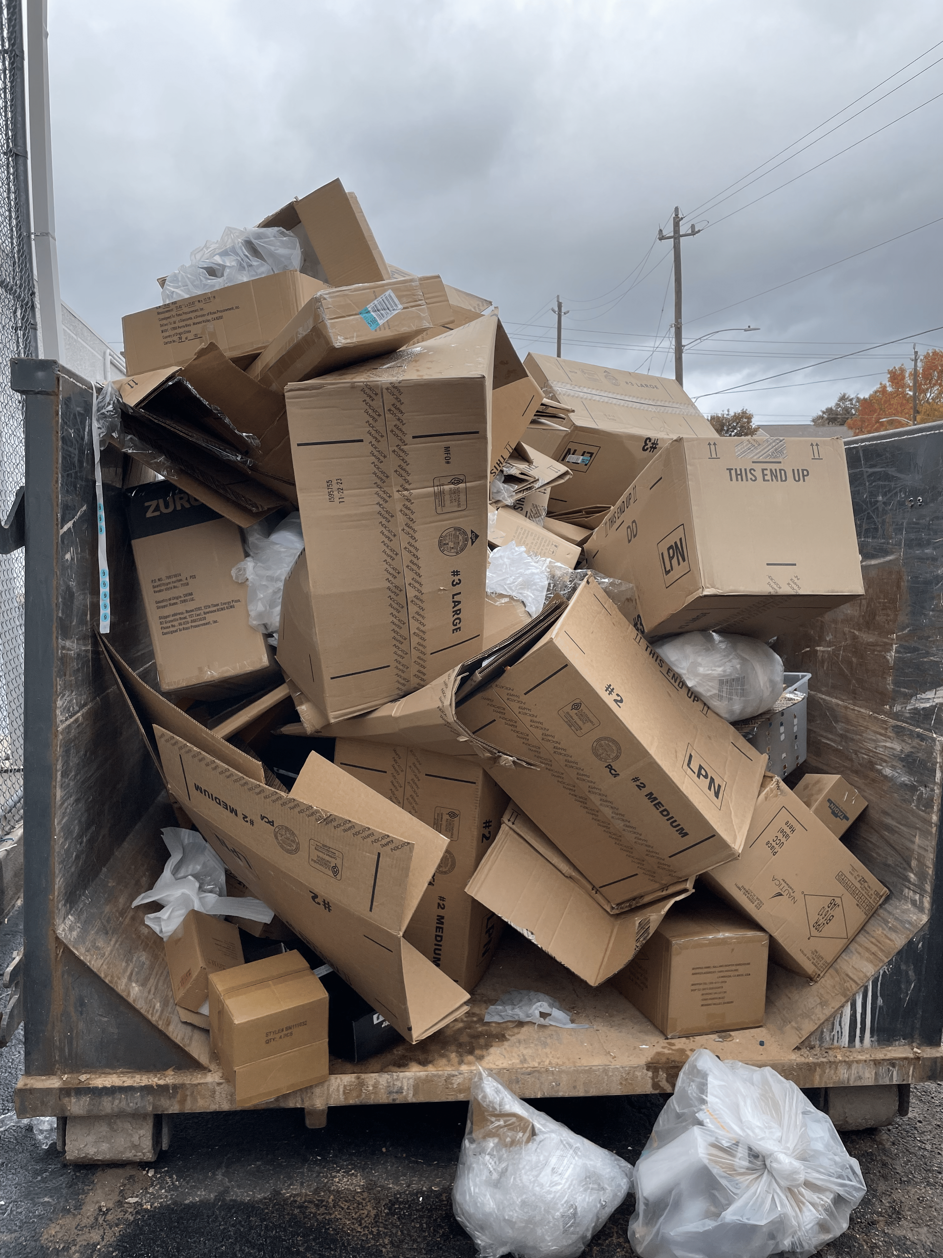Dumpster Overflow Cleanup | Fusion Waste Solutions