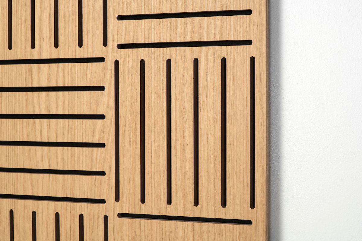 NOTAM wooden lamella panel from Dansk Lydisolering complies with all ...