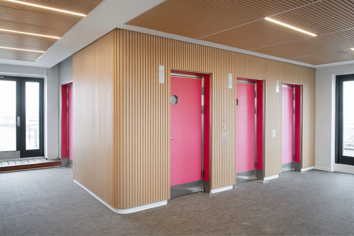 NOTAM wooden panel from Dansk Acoustics complies with all fire requirements