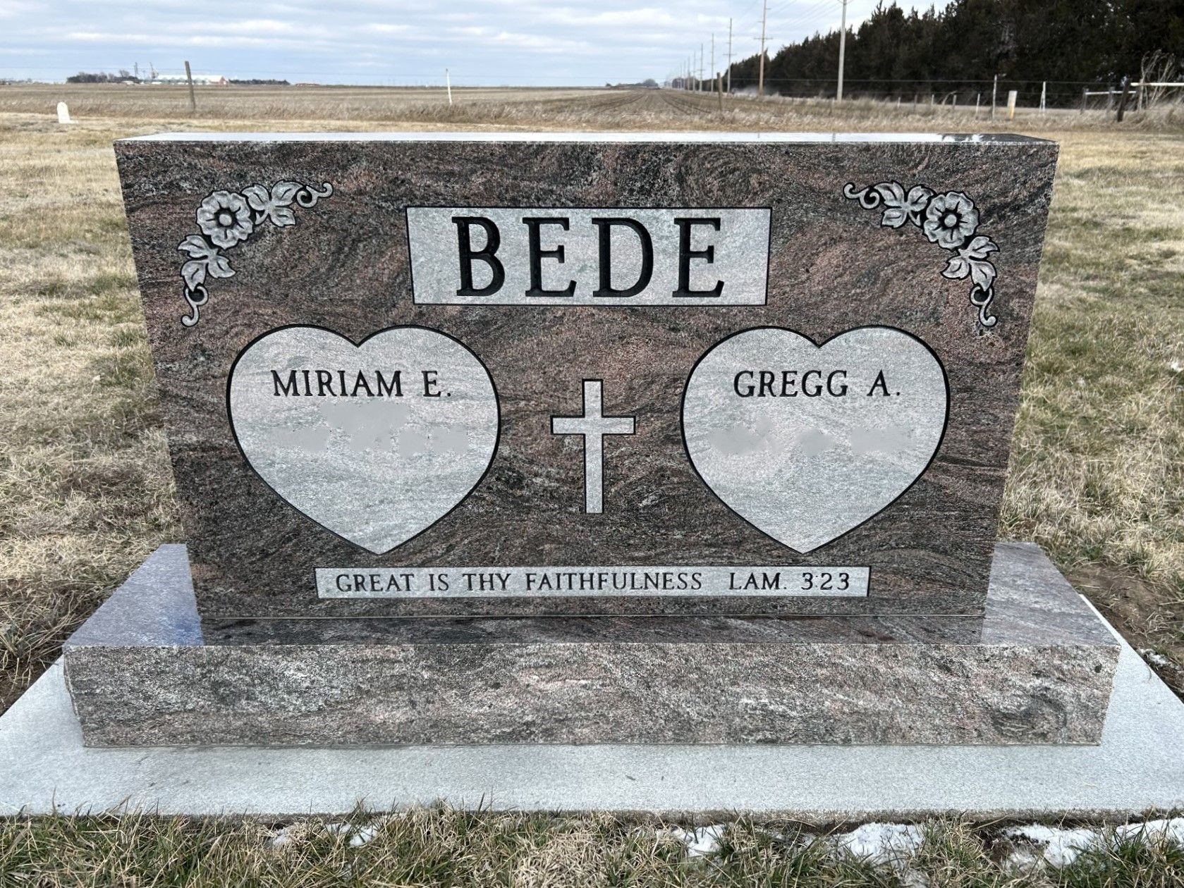 Memorials | Holdrege, NE | Palmer Brothers Granite Company