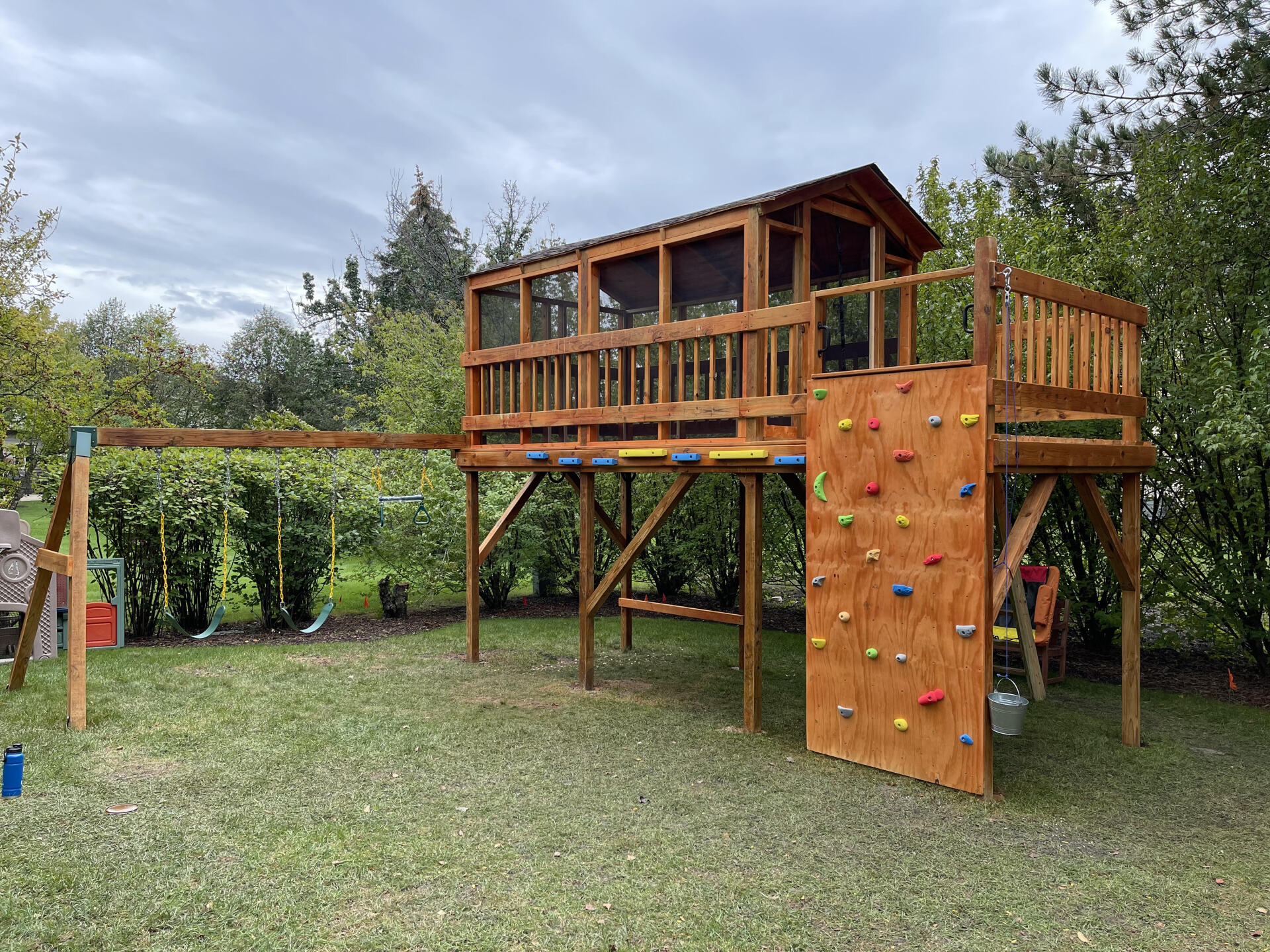 Elevated Platforms/ Ziplines | Lake Bluff, IL | J.B. Builders Pro Ninja ...