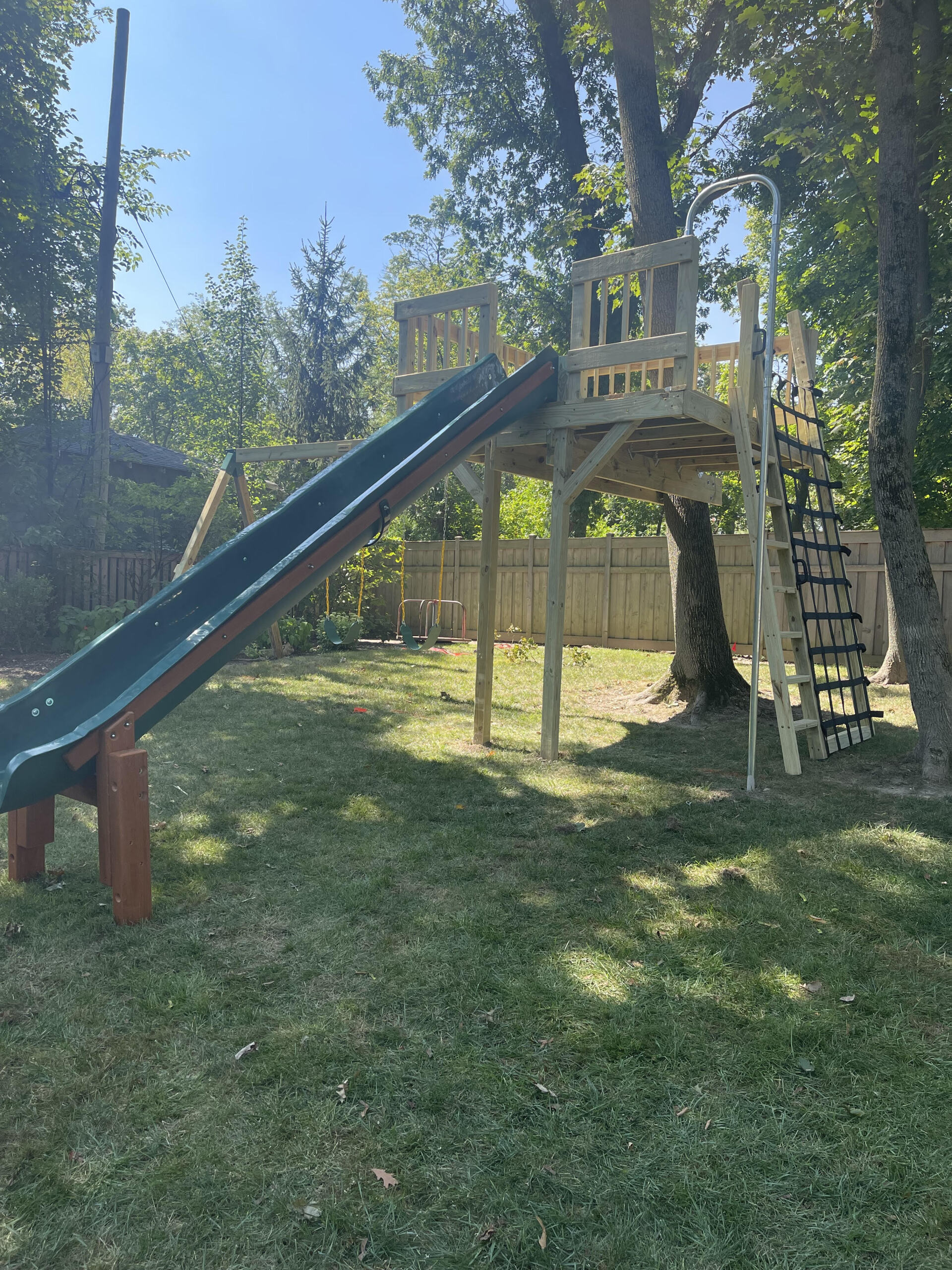 Elevated Platforms/ Ziplines | Lake Bluff, IL | J.B. Builders Pro Ninja ...