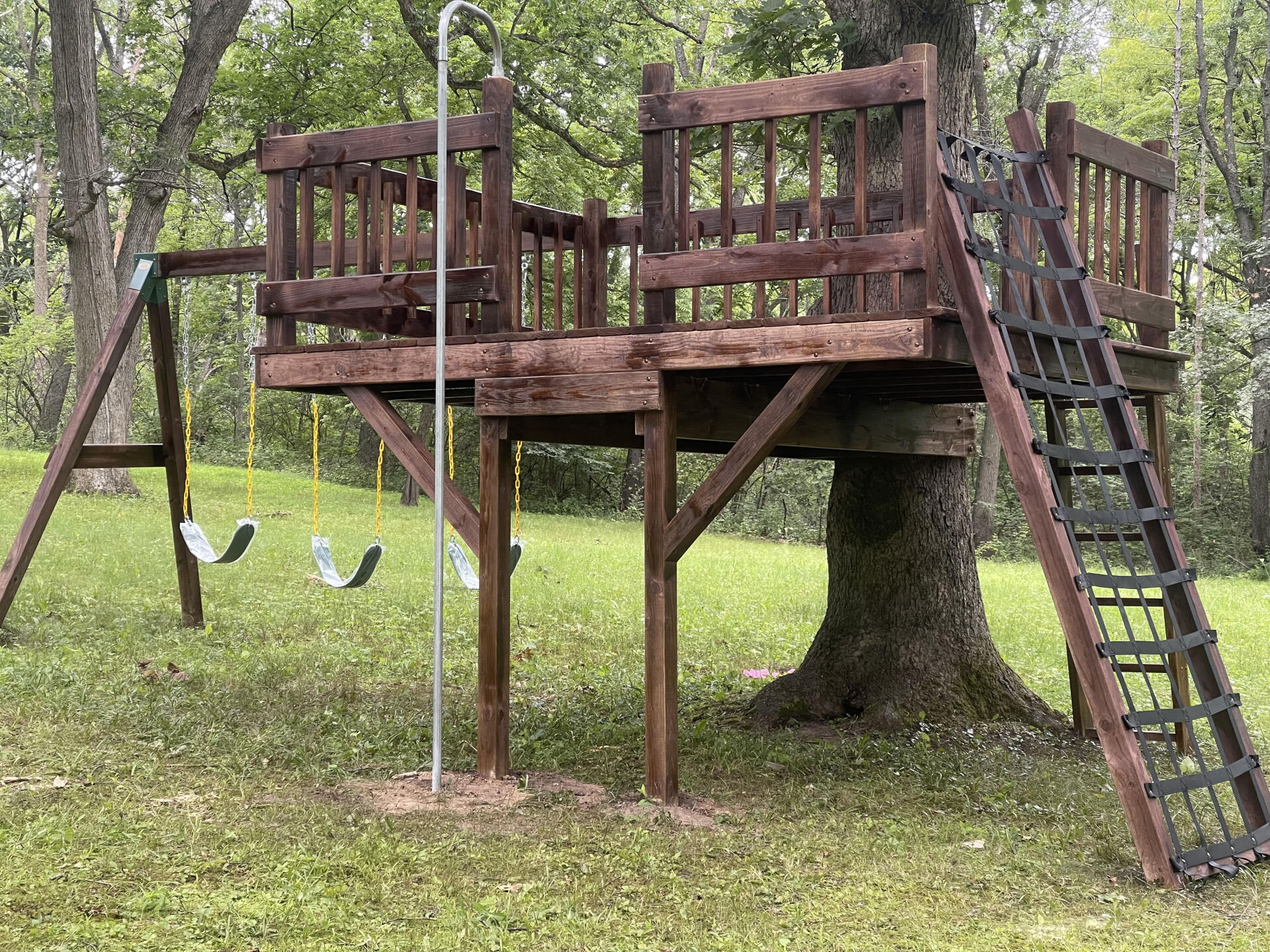 Elevated Platforms/ Ziplines | Lake Bluff, IL | J.B. Builders Pro Ninja ...