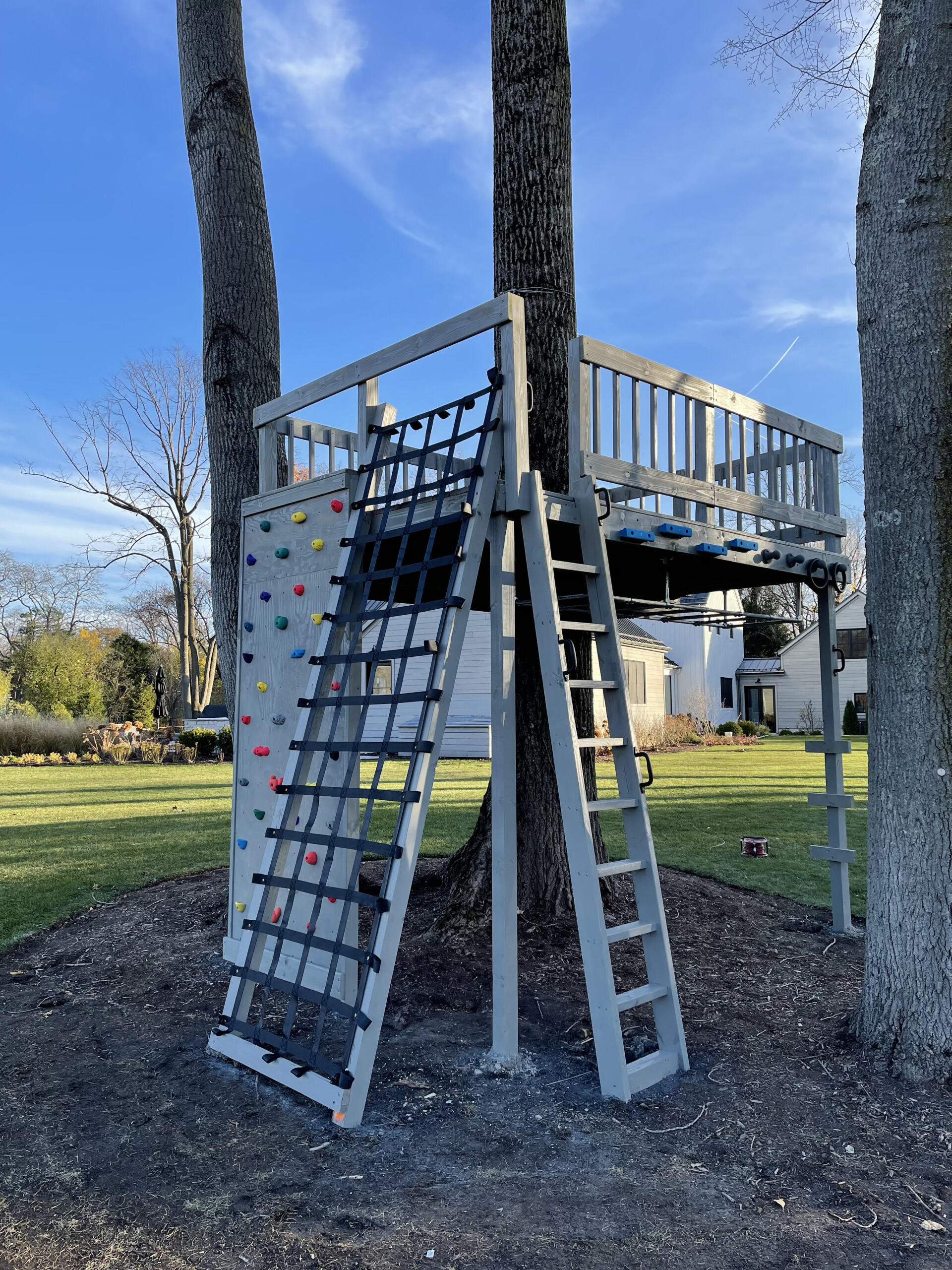 Elevated Platforms/ Ziplines | Lake Bluff, IL | J.B. Builders Pro Ninja ...