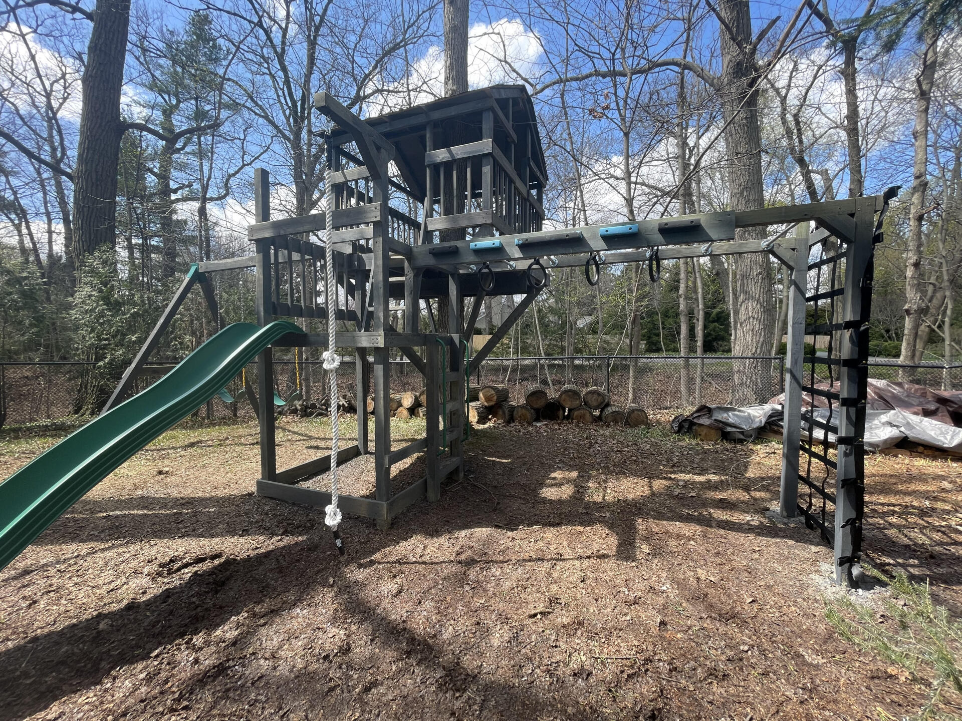 Elevated Platforms/ Ziplines | Lake Bluff, IL | J.B. Builders Pro Ninja ...