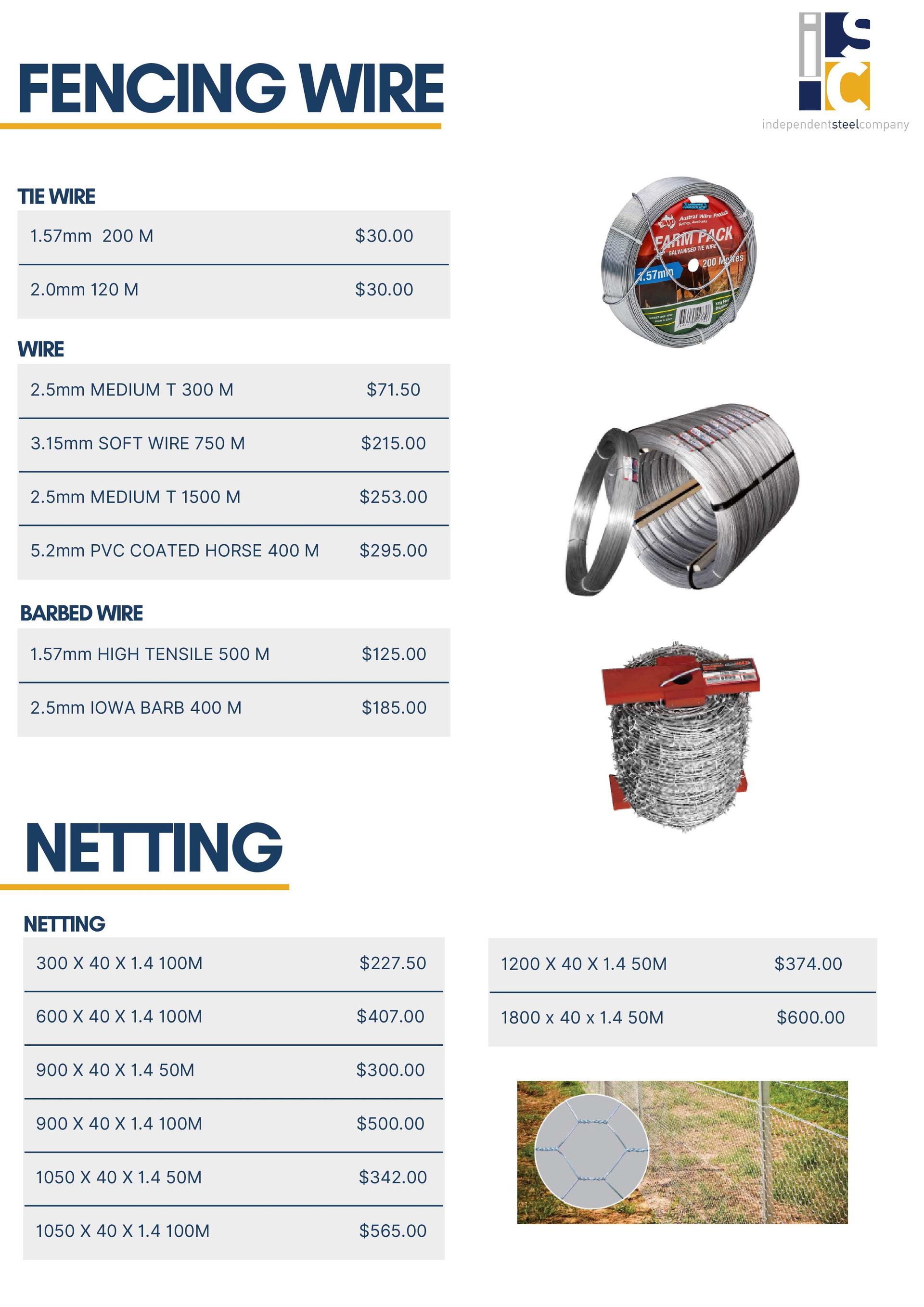 Rural & Agriculture Fencing | Independent Steel Company