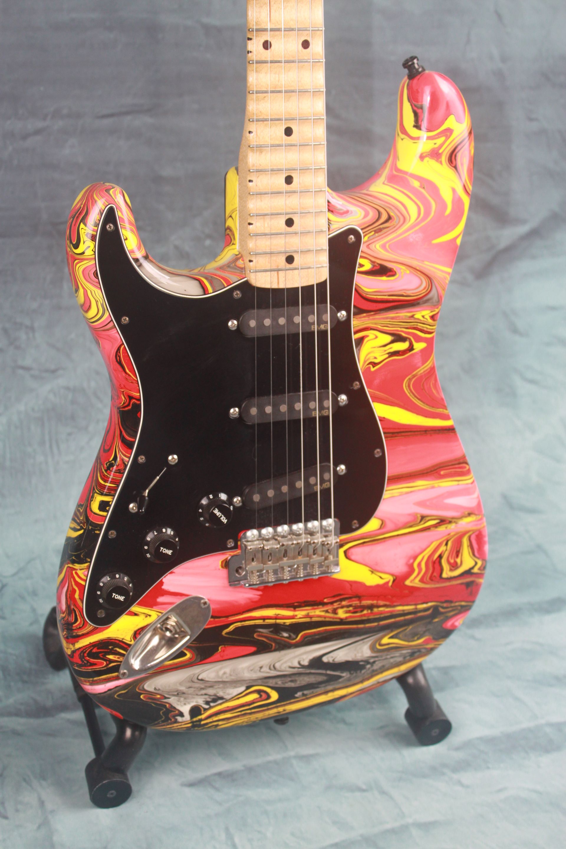 Swirled Japan Fender - Custom Build Gitaar