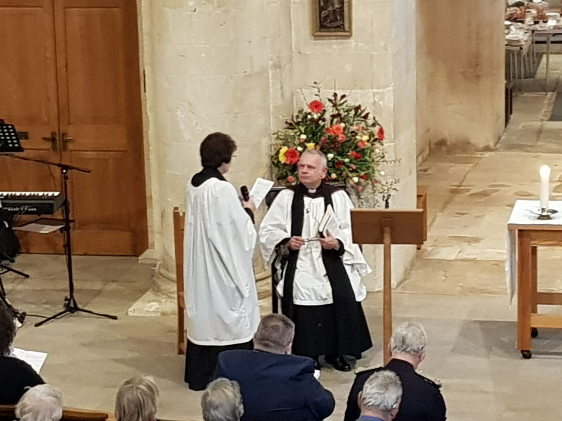 Tim Garrett's Induction service