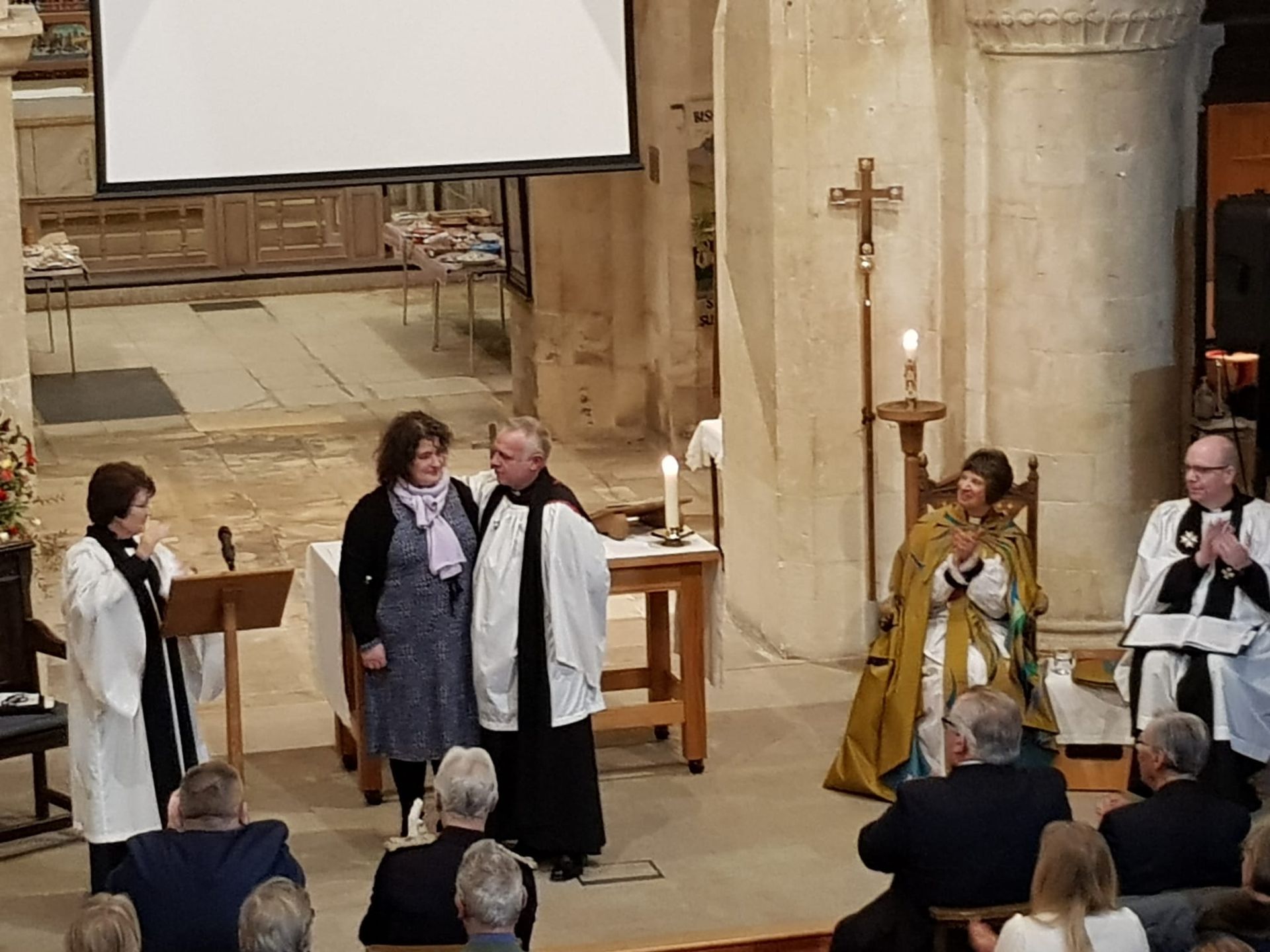 Tim Garrett's Induction service