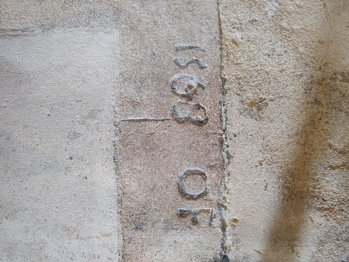 Ancient stone floor restored