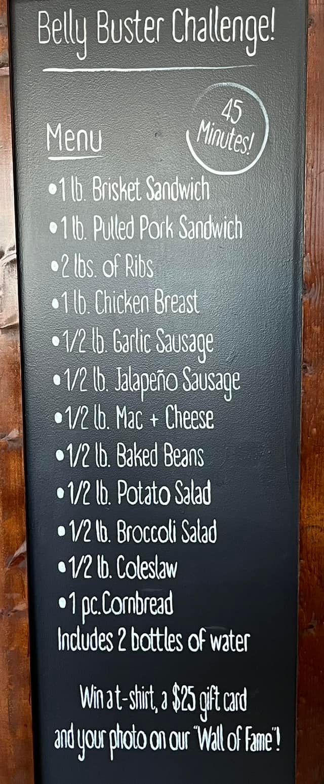 The Belly Buster Challenge