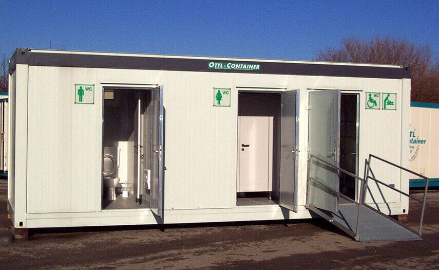 Sanitärcontainer kaufen oder mieten | OTTL-CONTAINER