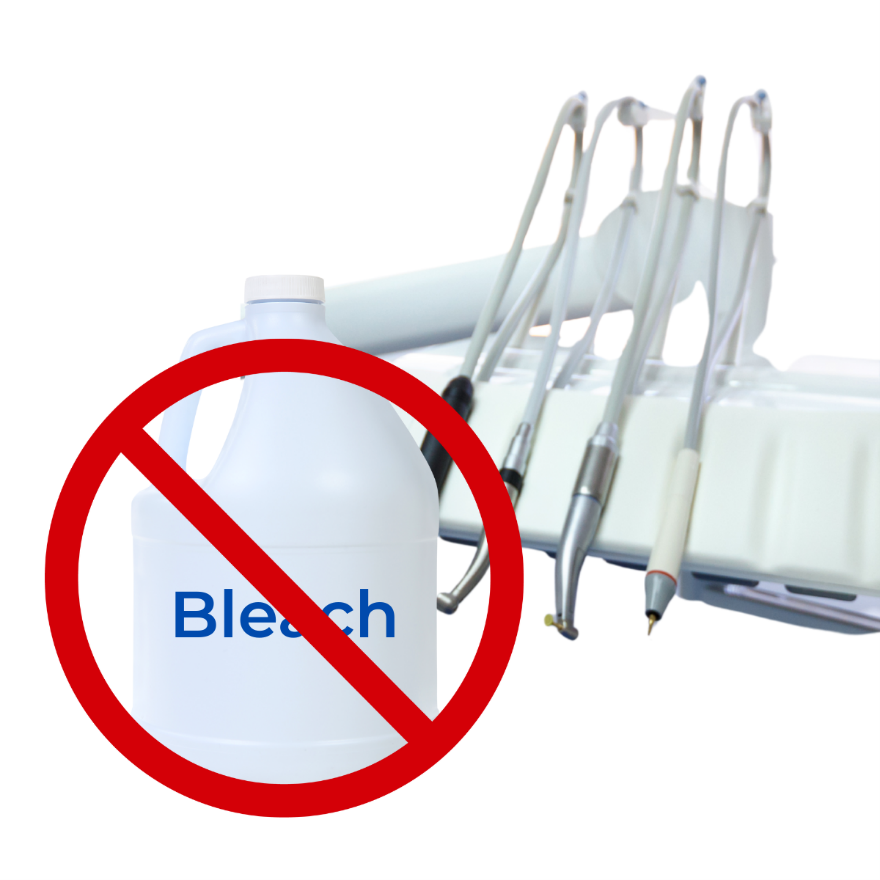 Why Bleach Should Never Be Used in Dental Unit Waterlines