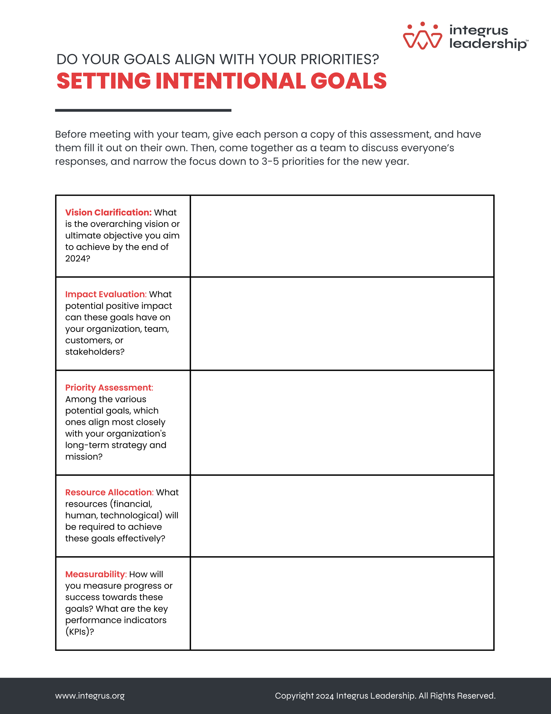 Free leadership tool to develop team culture.