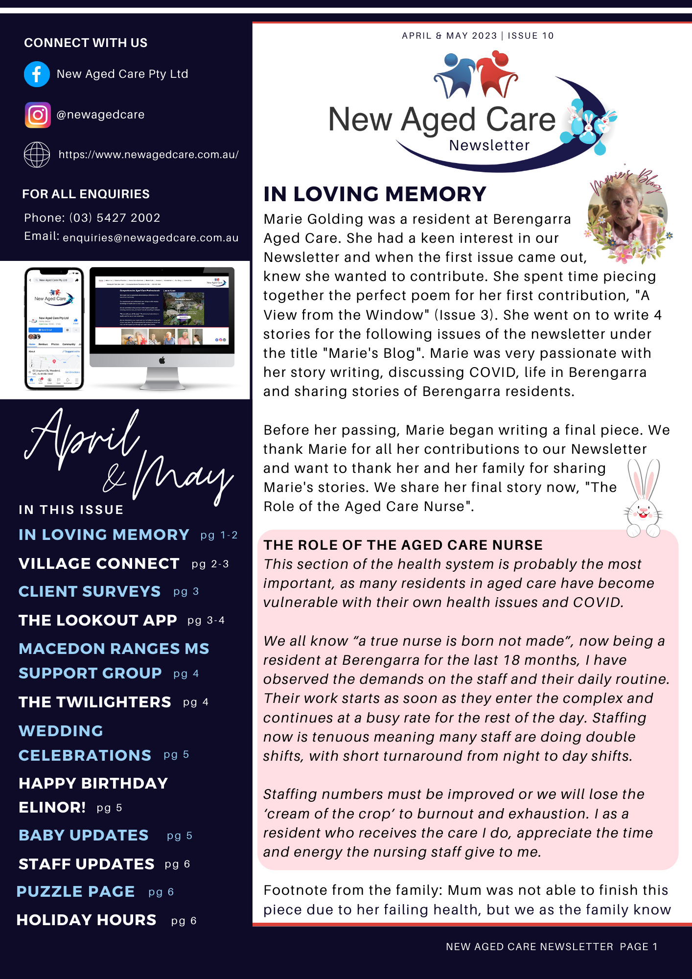 New Aged Care | Newsletters