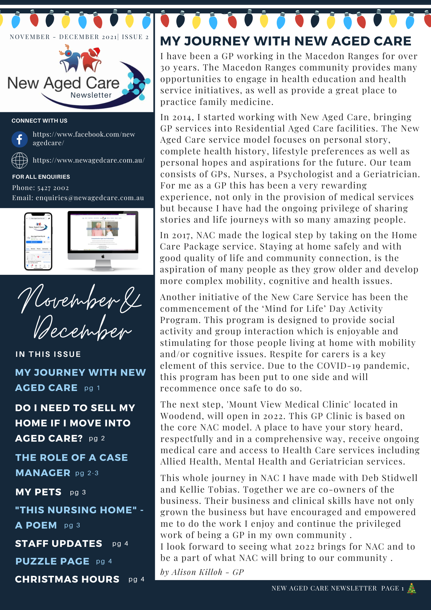 New Aged Care | Newsletters