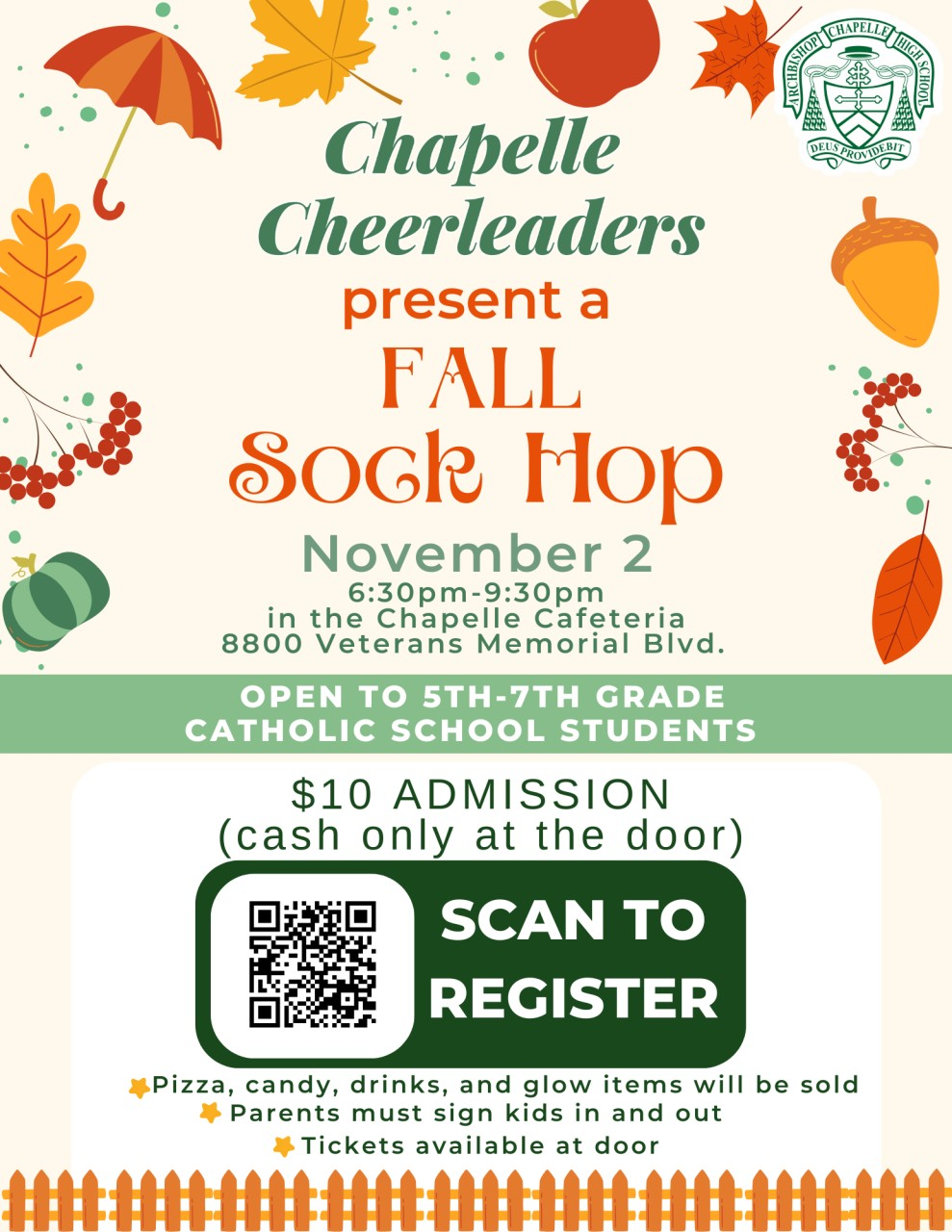 Cheerleading Schedule | Archbishop Chapelle High School