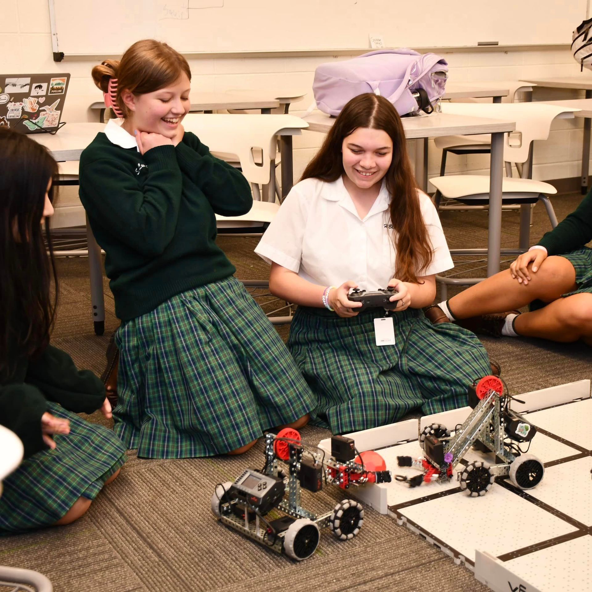 Robotics Class is up for a Challenge