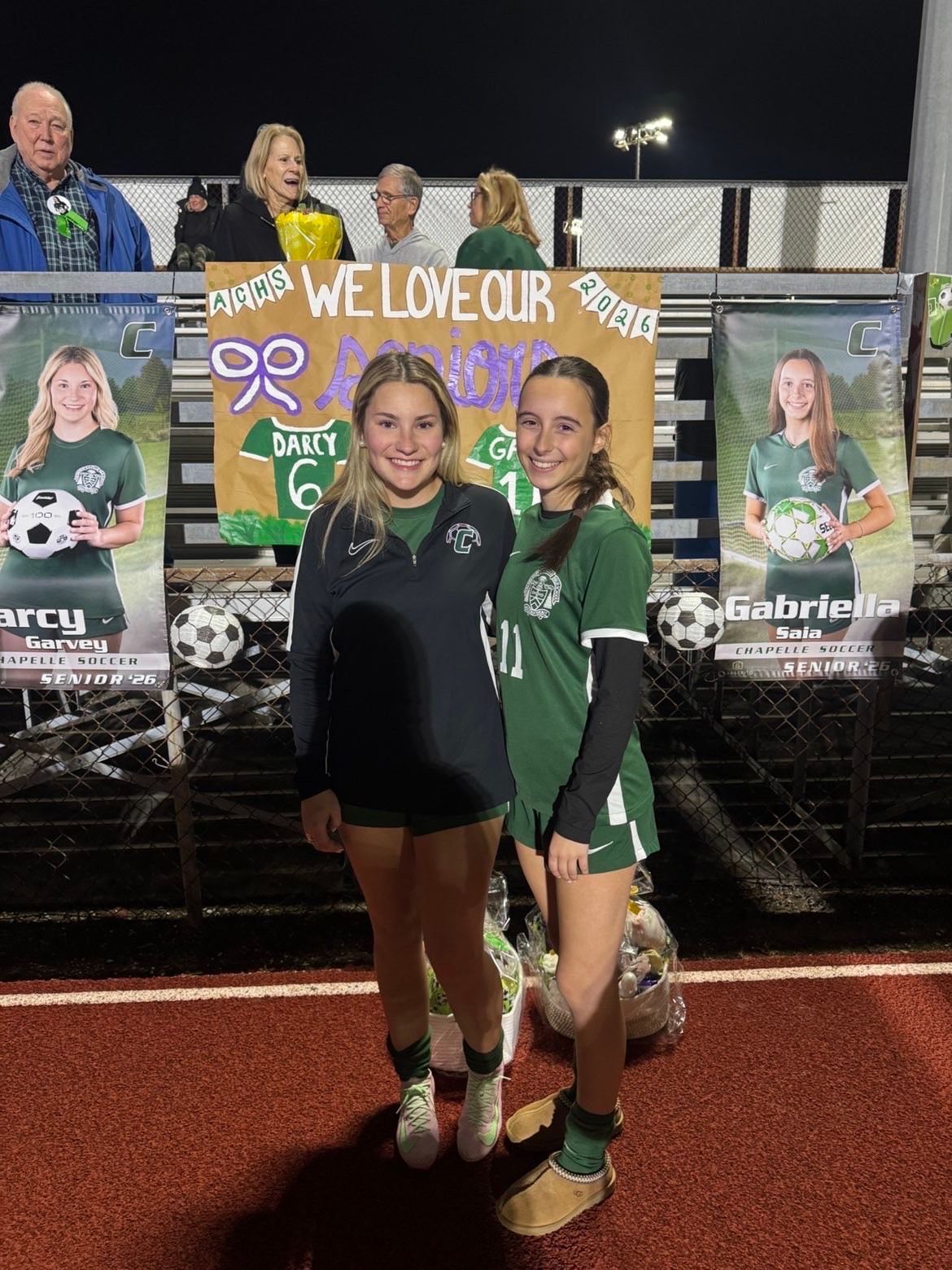 Soccer Senior Night: Footprints in the field, forever in our hearts!