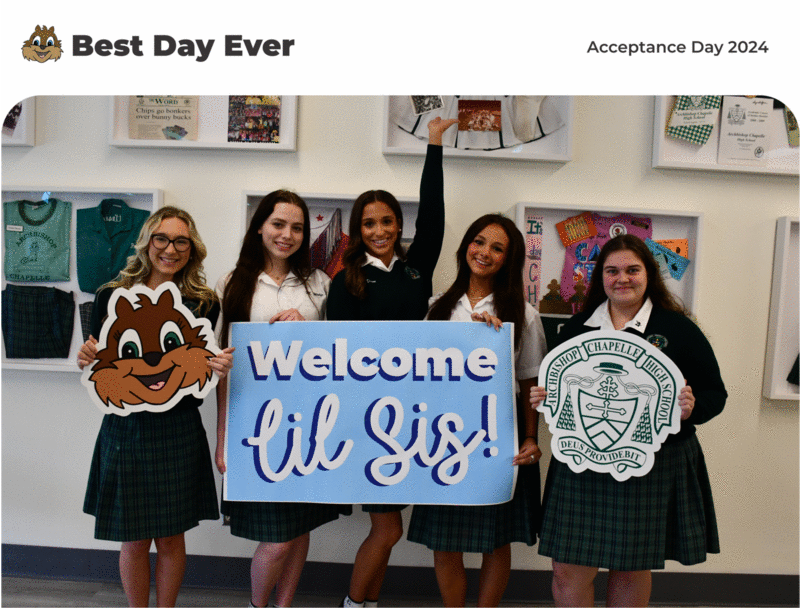 New Chipmunk Registration | Archbishop Chapelle HS